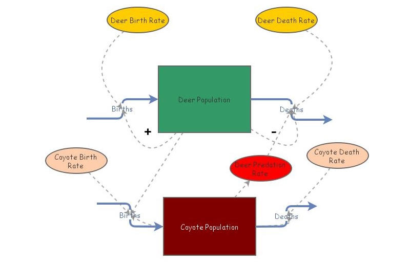 Deer Population Model | Insight Maker