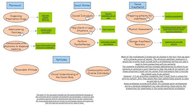 Health Professions Concept Map | Insight Maker