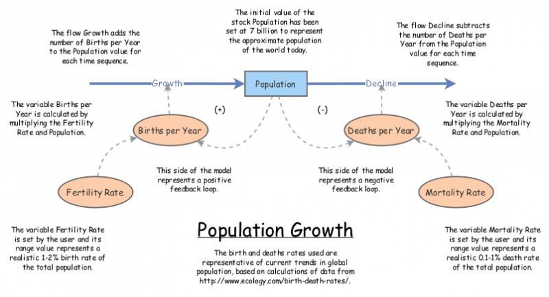 Figure 4-4 Population | Insight Maker
