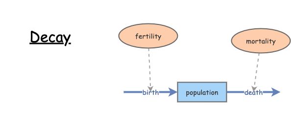 Basic Models- decay | Insight Maker