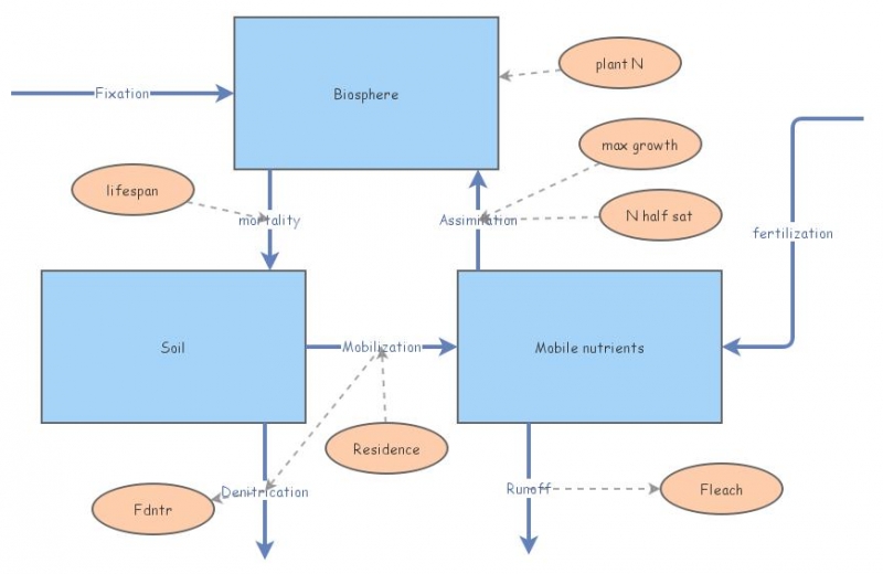 Nitrogen cycle | Insight Maker