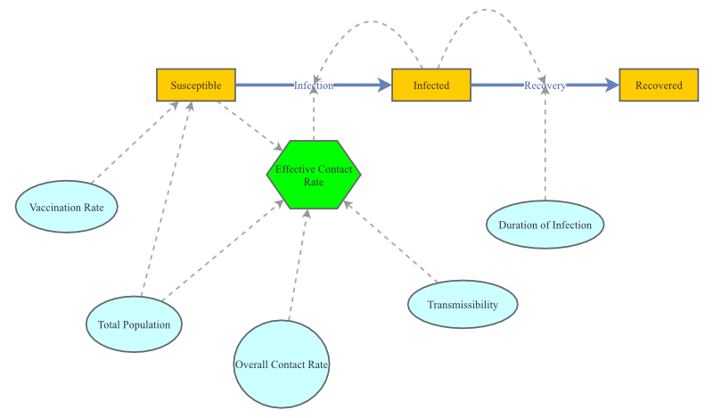 Measles Disease Insight Maker