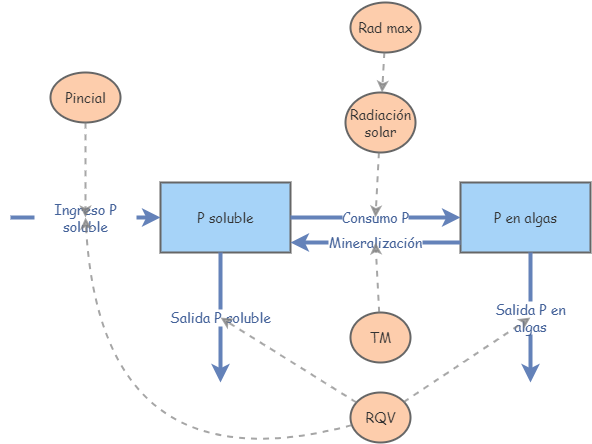 Modelo repaso parcial fósforo | Insight Maker