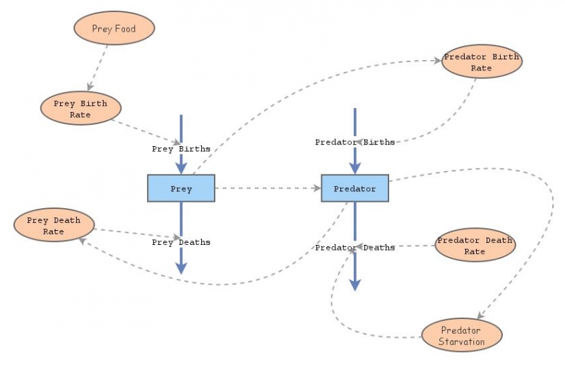 Predator - Prey Model | Insight Maker