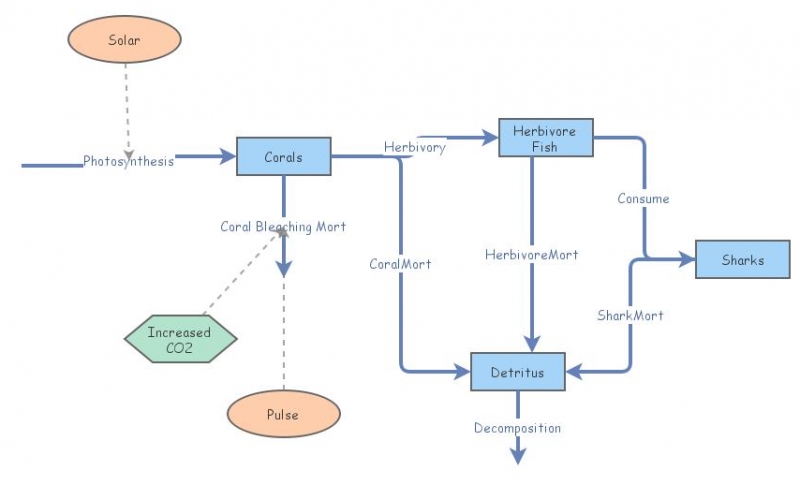 Ecosystem Model Proposal: Coral Reefs | Insight Maker