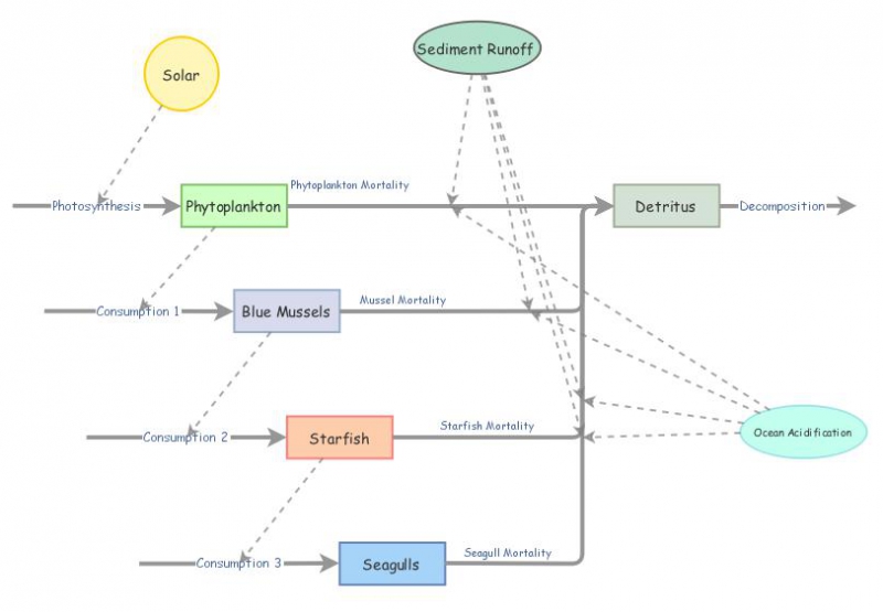 Tidal Ecosystem Model | Insight Maker