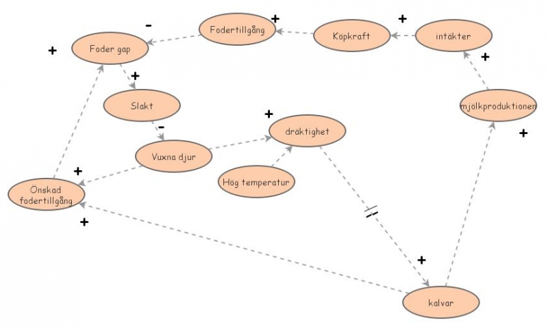 Mjölk produktion map | Insight Maker