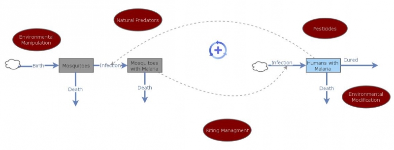 Clone of Malaria model | Insight Maker