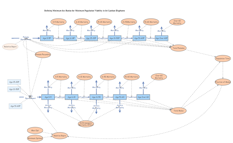 Clone of Sri Lankan Elephants_a projected model | Insight Maker