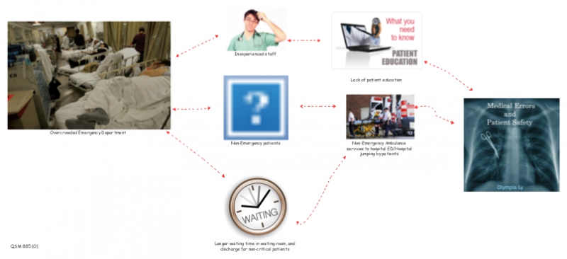 Overcrowded Emergency Department-Qualitative Model | Insight Maker