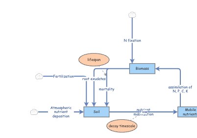 Clone of Terrestrial N cycle model template | Insight Maker