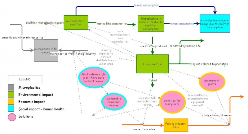 Clone of Project Stage 2 IN PROGRESS: The Shellfish Industry and Microplastics | Insight Maker