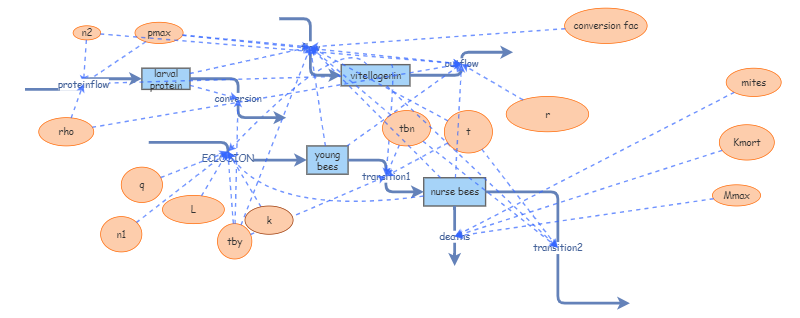 Second model with nurse mortality (TmN) | Insight Maker