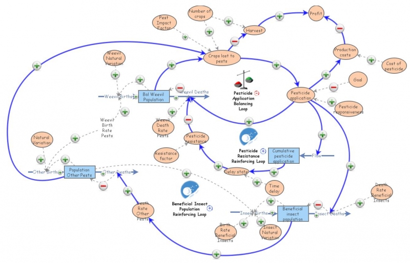 Clone of Clone of ENV 221 - Causal Loop diagramming | Insight Maker