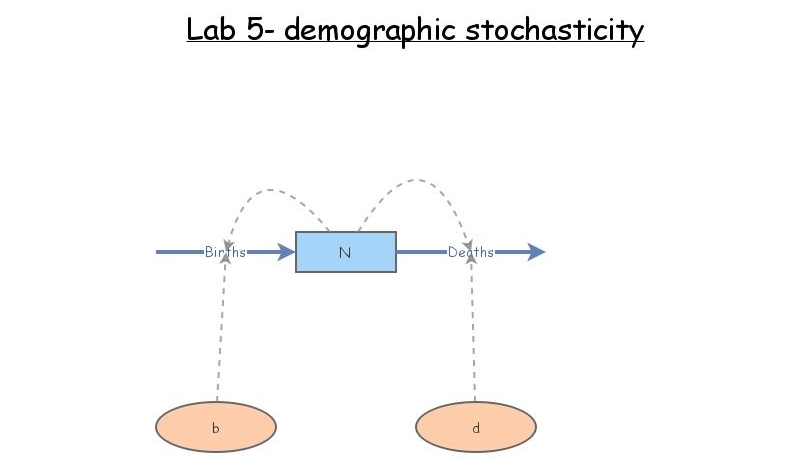 Clone of Clone of Clone of Clone of Basic Exponential Growth, b and d | Insight Maker