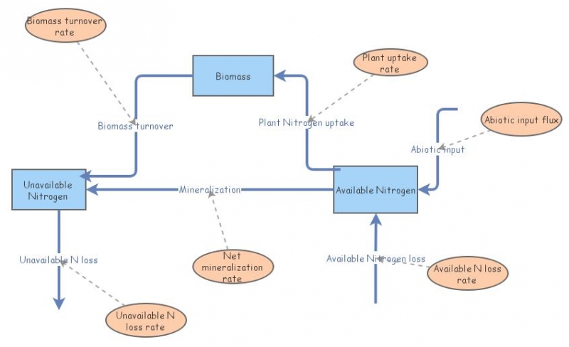 Forest soils Model | Insight Maker