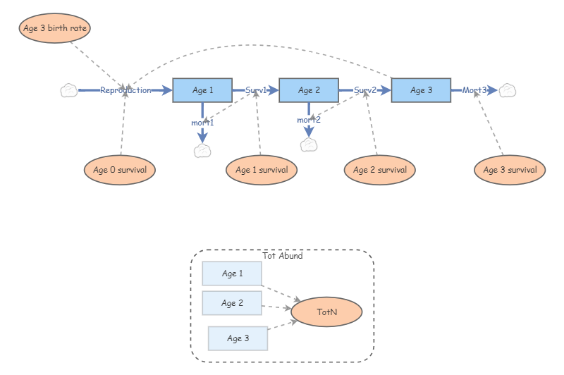 Age Structure Population Lab 3 v2 | Insight Maker