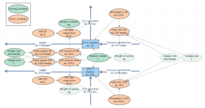 Clone of Designing a closed-system respirometer | Insight Maker