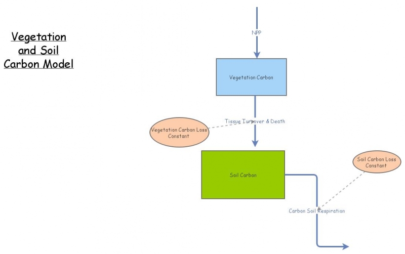 Vegetation & Soil Carbon Model | Insight Maker