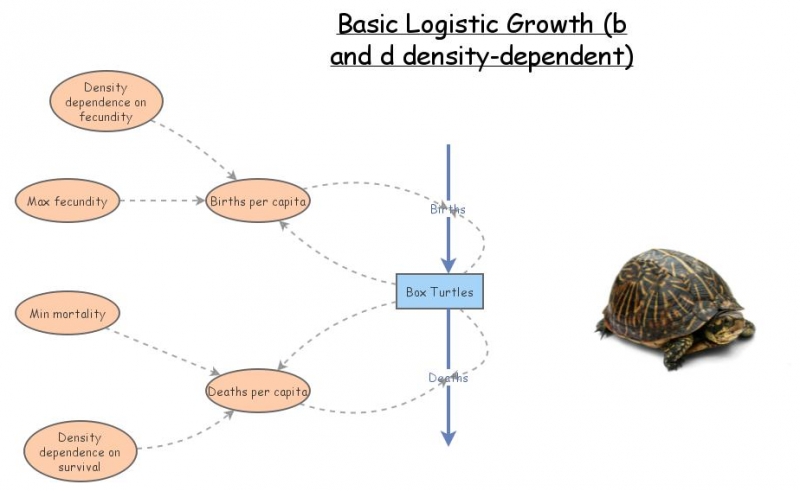 Clone of Logistic Growth 1 | Insight Maker