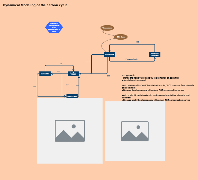 Clone of ECM-Training - Carbon Cycle Model | Insight Maker
